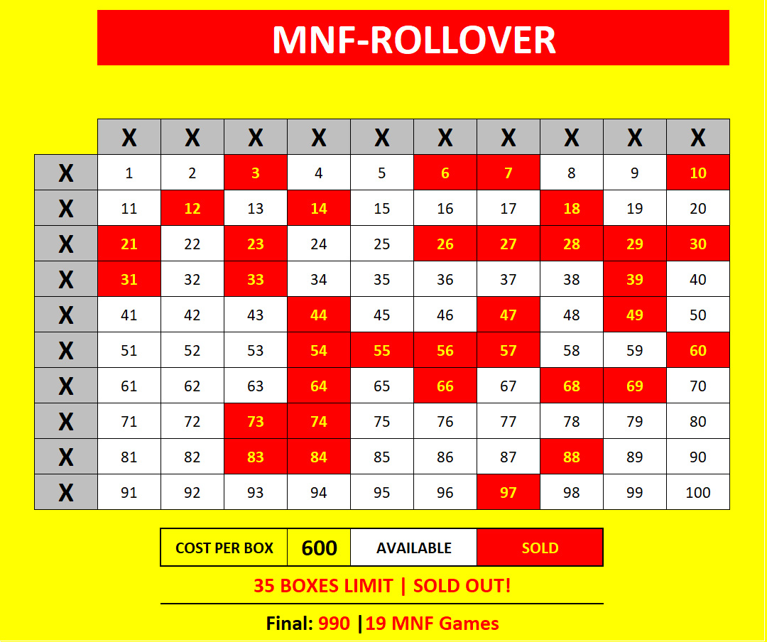 Derby Sports - Monday Night Football Derby 2023