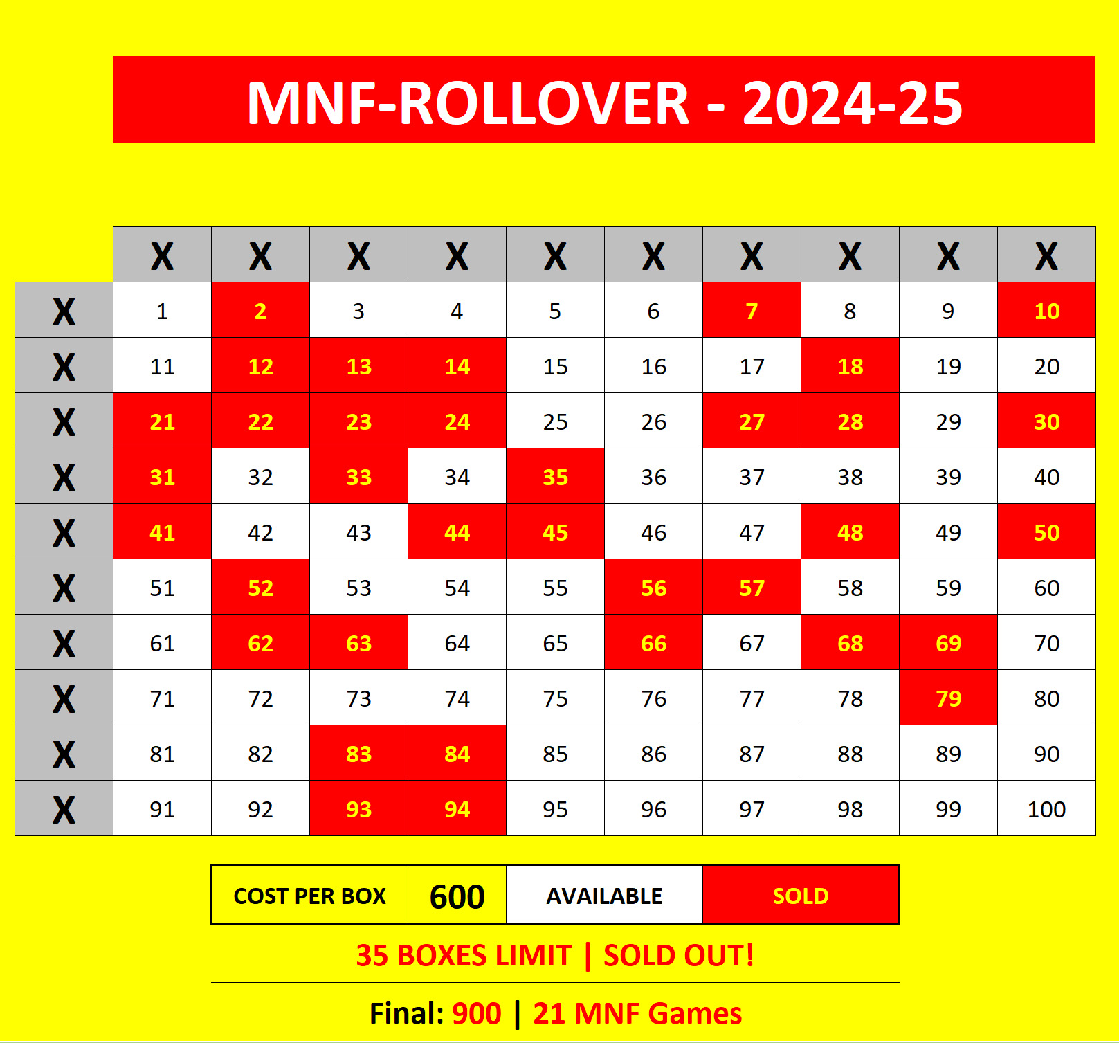 Derby Sports - NFL Football Pools 2024-25