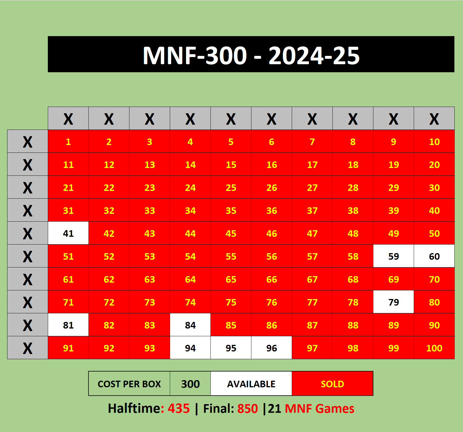 Derby Sports - NFL Football Pools 2024-25
