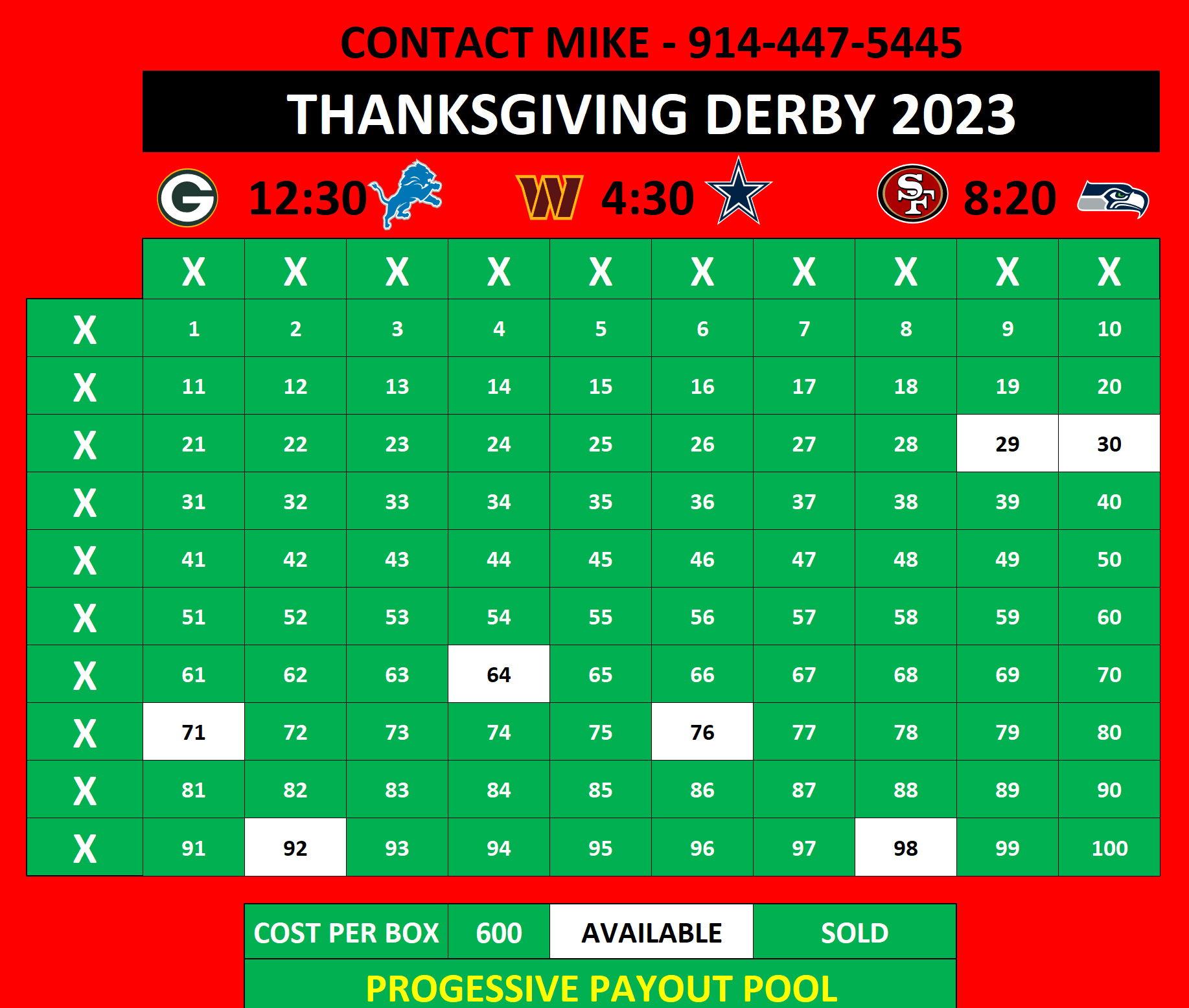 Derby Sports - Thanksgiving Day Derby 2022